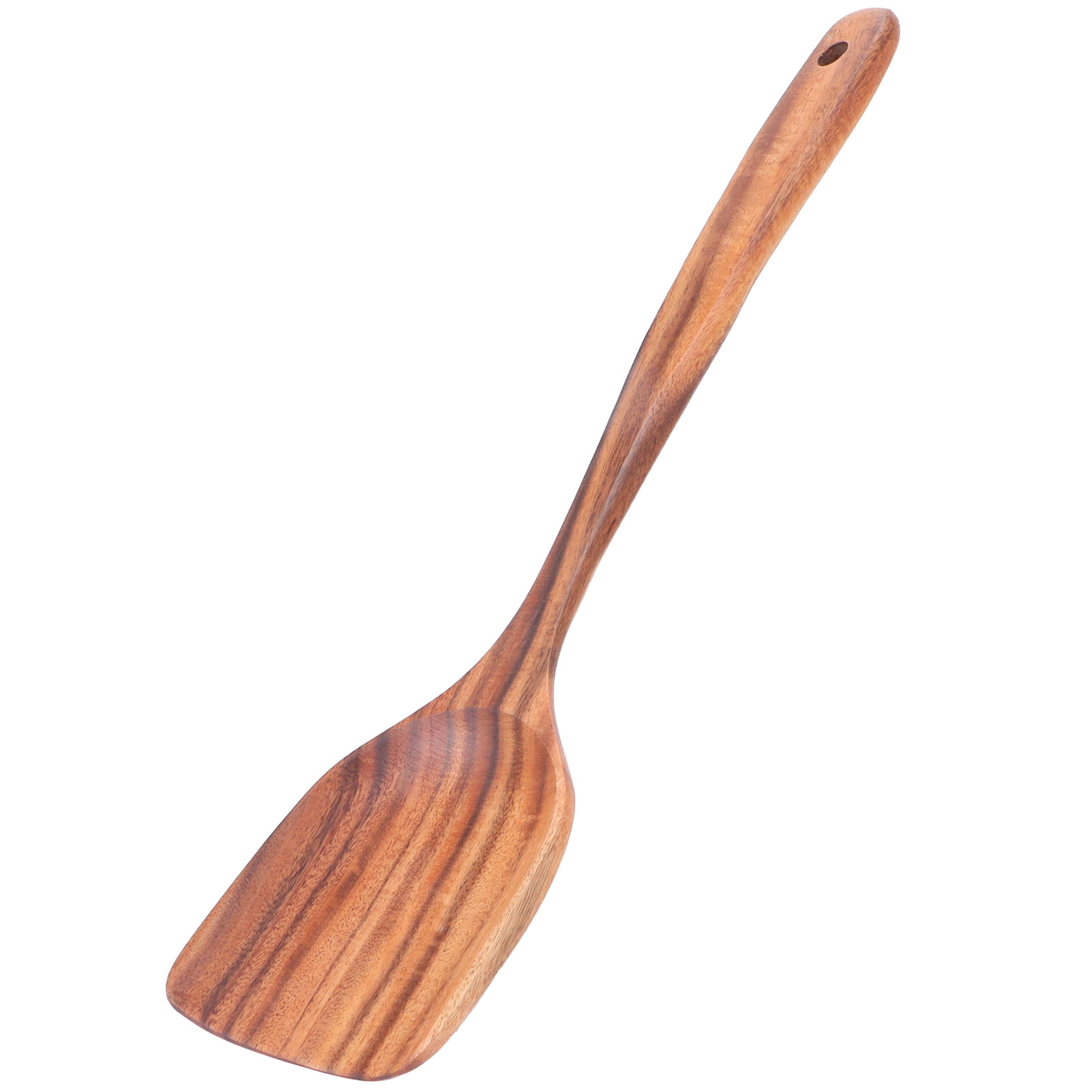 Turner de madera, pala de madera, espátula de cocina con mango largo ...