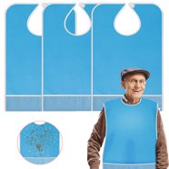 Nobles Adult Disposable Tissue/Poly-Backed Bibs Slipover White (Case of ...