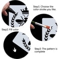 Queen Bee Stencil Template 11.8x11.8 Inch for Walls Plastic Large ...