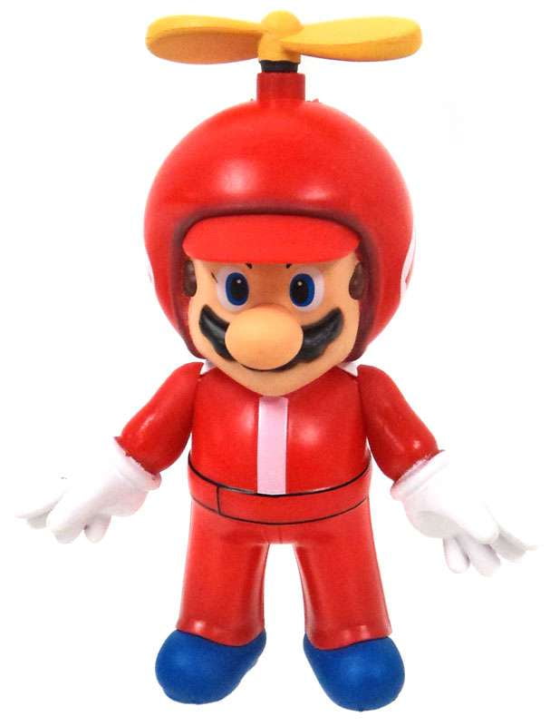World of Nintendo Super Mario Propeller Mario Wind-Up Figure - Walmart.com