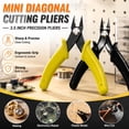 3.5Inch Mini Wire Flush Diagonal Pliers Side Cutting Nippers Clamp ...