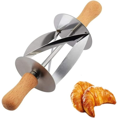 Lepai Croissant Cutter RollerCroissant Maker Stainless Steel Roller ...