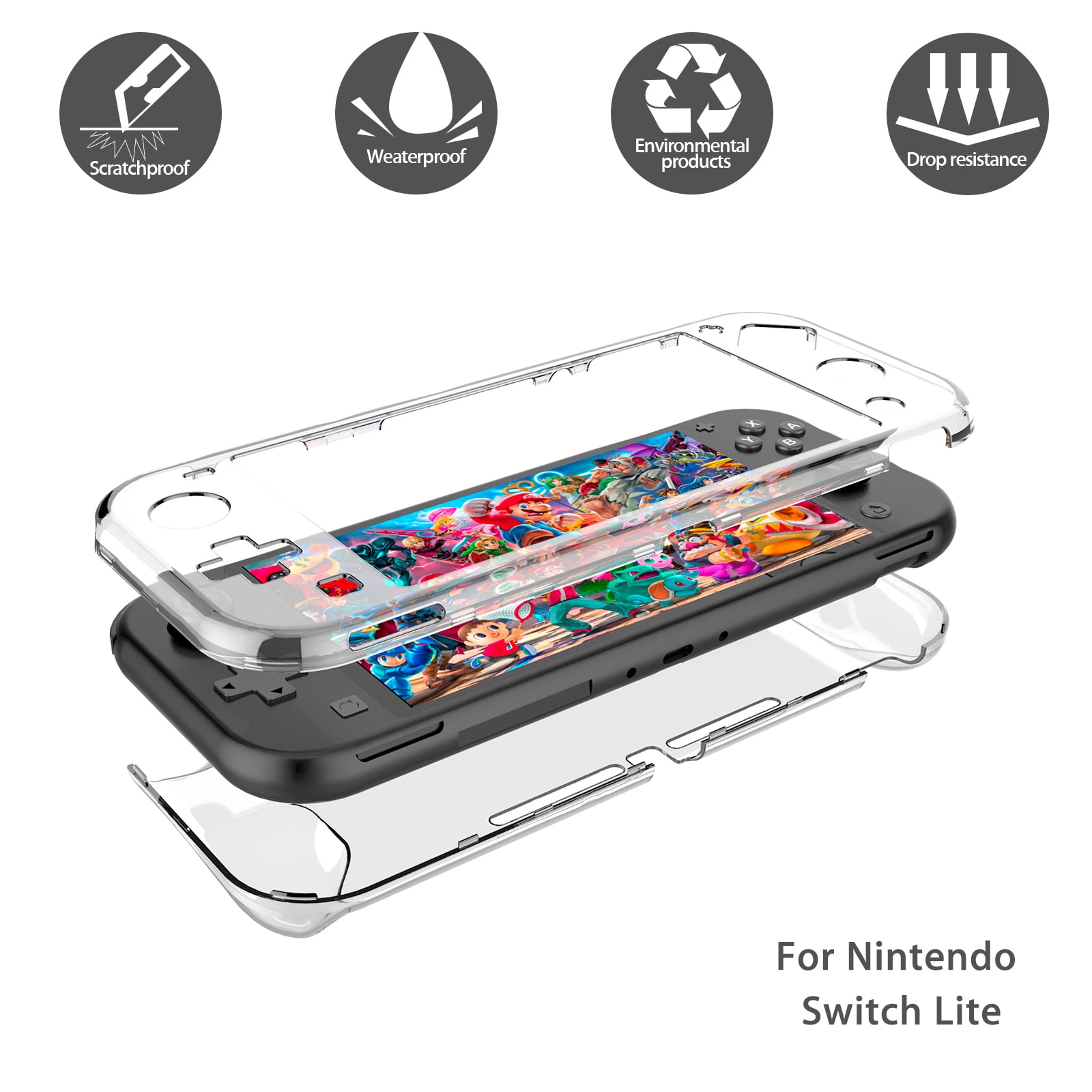 Switch Lite Case, EEEkit Protective Case Compatible with Nintendo ...