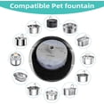 Ultra-Quiet Replacement Pump for Stainless Steel Cat Water Fountains ...