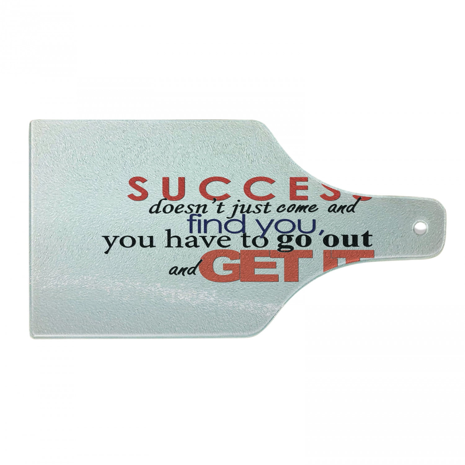 Wording Cutting Board, Modern Font Phrase About Determination Success ...