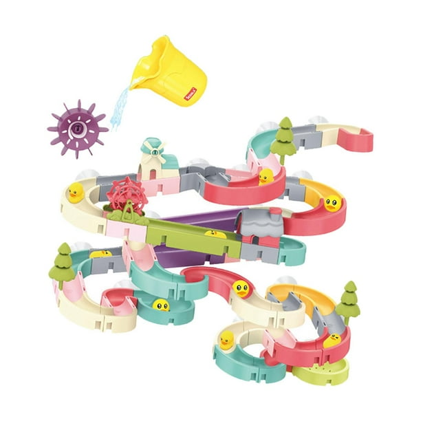 HILABEE Bath Waterfall Toys Water Spray Toy with Suction Cups DIY ...