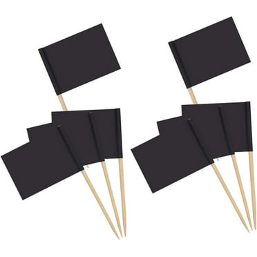 144Pcs Racing Flag Toothpick Flag,Black And White Toothpick Flag,Race ...