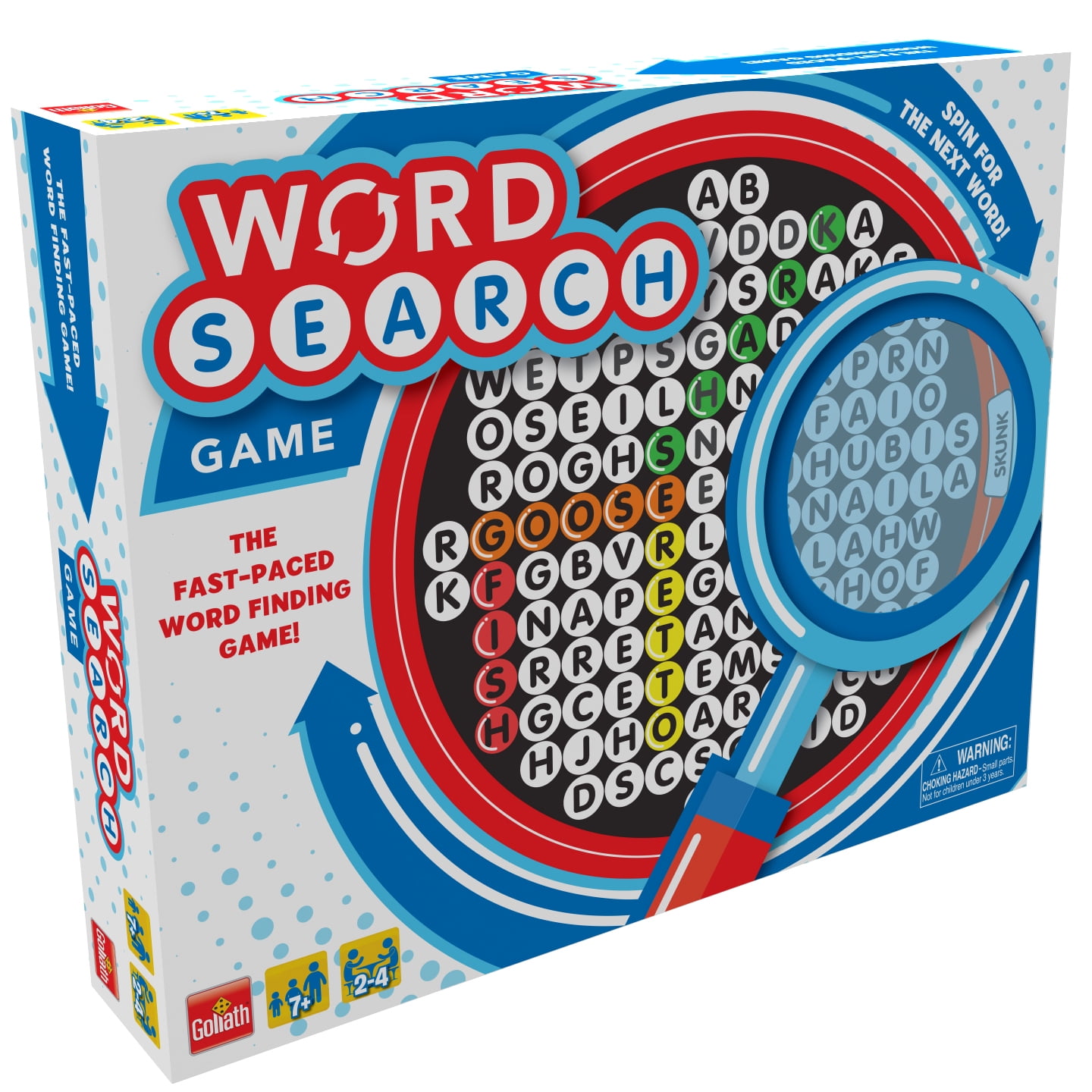 Goliath Wordsearch Game - The Fast-Paced Word Finding Game Designed for ...