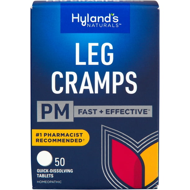 Hyland's Naturals Leg Cramps PM Tablets, Natural Cramp Pain Relief with ...