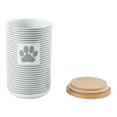 Bone Dry Ceramic Canister Jar, Pet Food Container, Dishwasher Safe, 4x6 ...