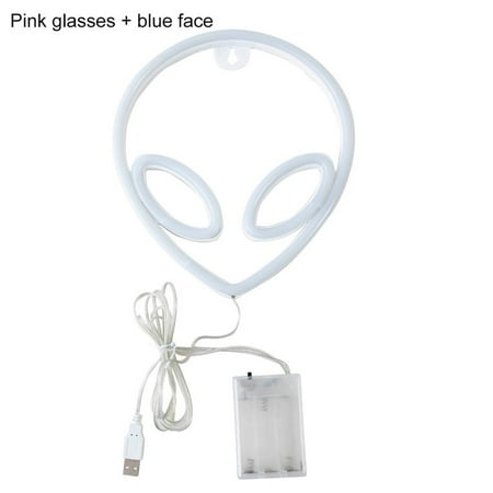 Hot Deals Gift Alien Styling Lights LED Aliens Neon Wall Hanging Lamp ...
