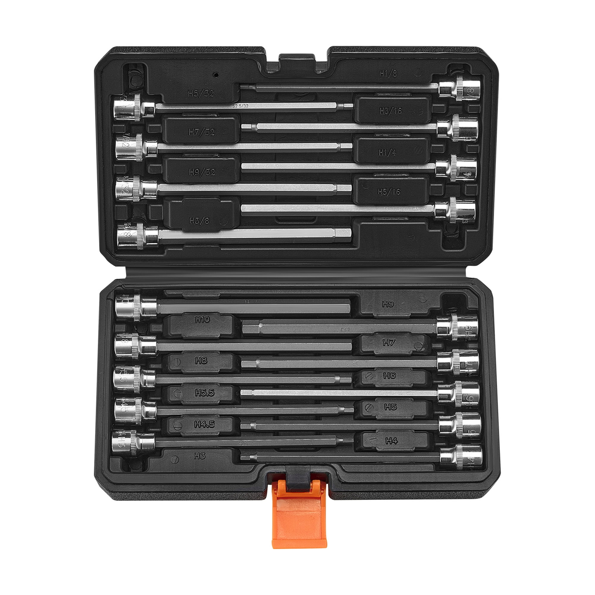 Click here for Vevor Extra Long Allen Hex Bit Socket Set 18-Piece... prices