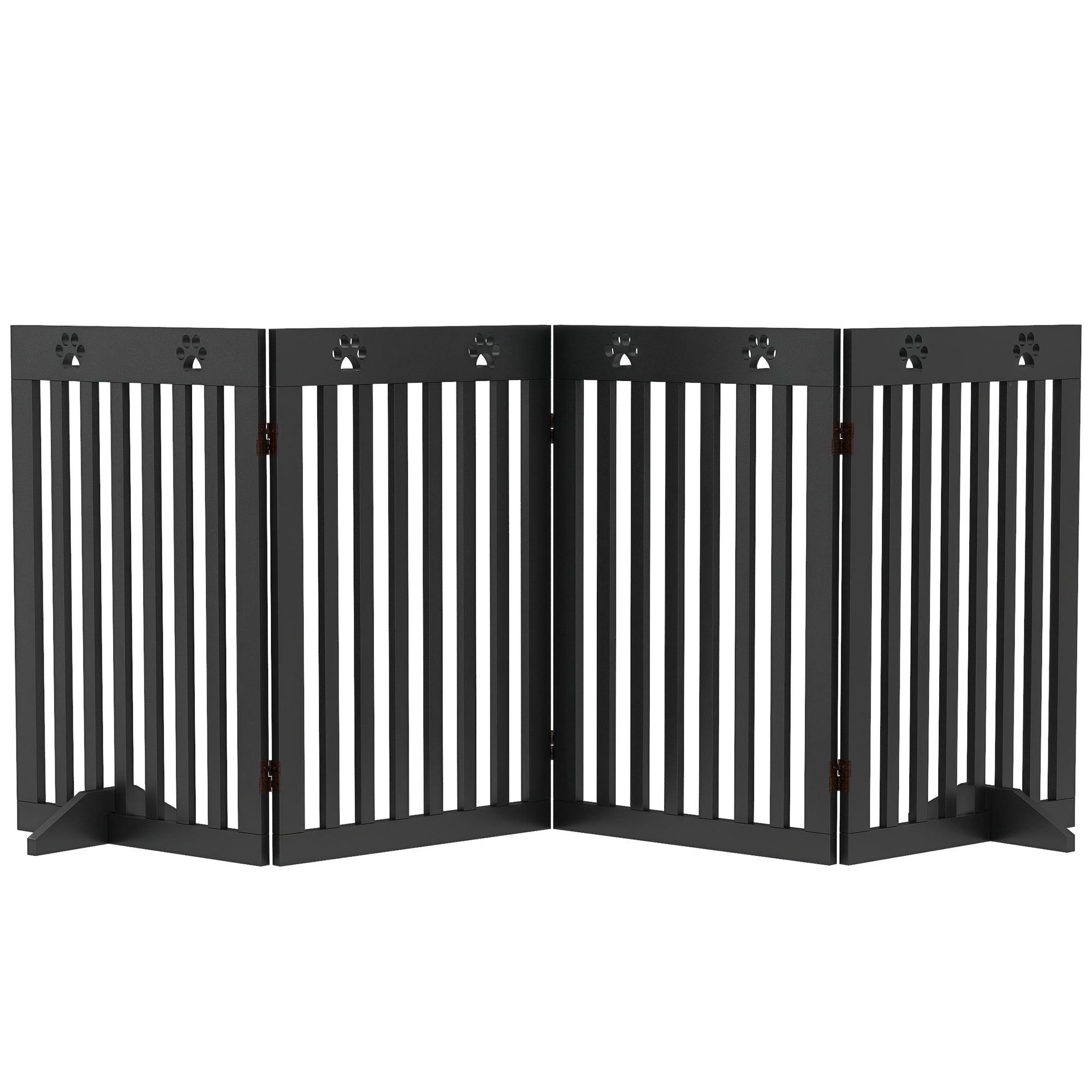 Click here for Pawhut 80 Extra Wide Freestanding Pet Gate With Su... prices