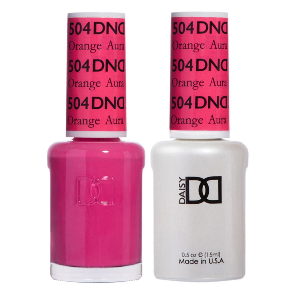 Orange Aura #504 & Matching Polish Set - DND Gel & Lacquer - Walmart.com