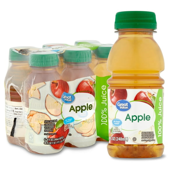 Mini Apple Juice Bottles