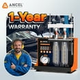 ANCEL JC200 Fuel Injector Tester Machine, Dual Channel lnjector ...