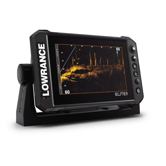 Lowrance Elite ActiveTarget 2 Live Sonar with Transducer and Mounts ...