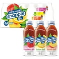 Snapple Tea Zero Sugar Variety Pack, Peach, Lemon, Raspberry, 20 fl oz ...