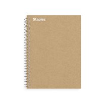 Staples 1-Subject Notebooks 8" x 10.5" Wide Ruled 70 Sheets Assorted ...
