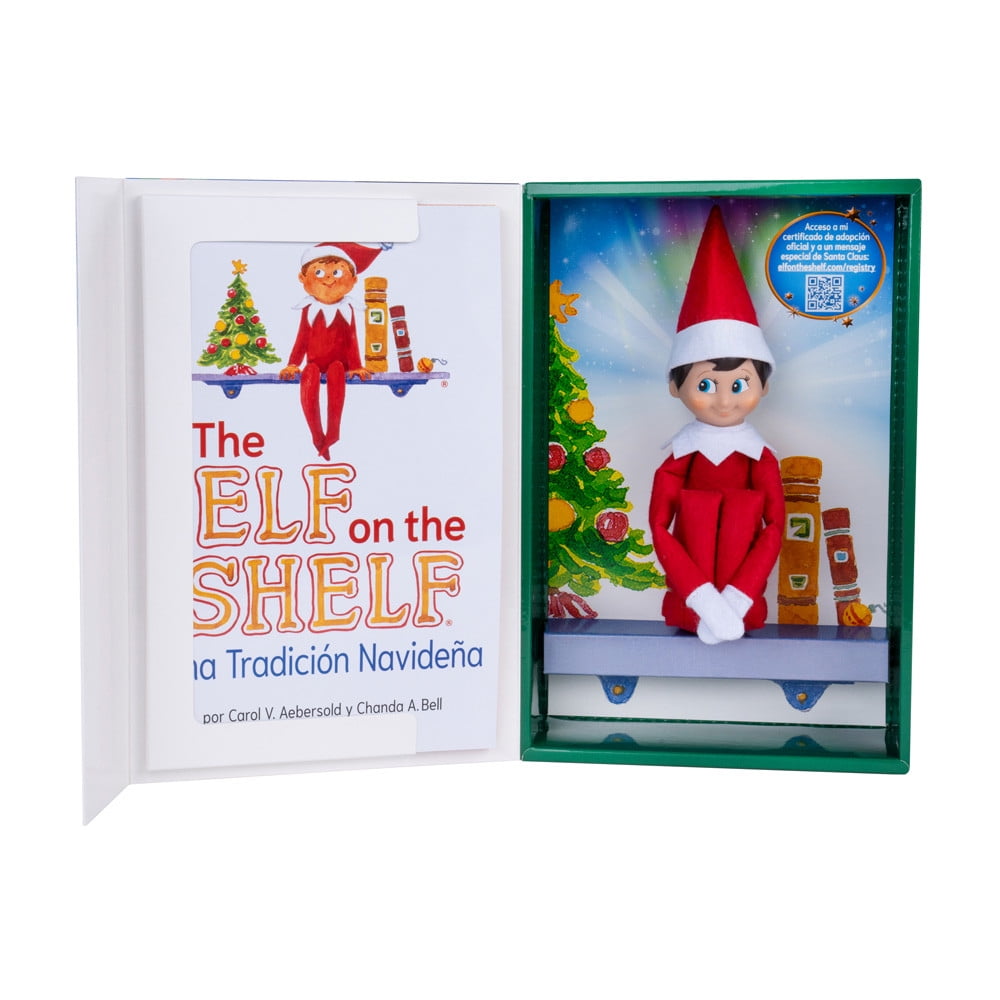 The Elf on the Shelf Tradición Navideña Libro Pasta Blanda Niño Español ...