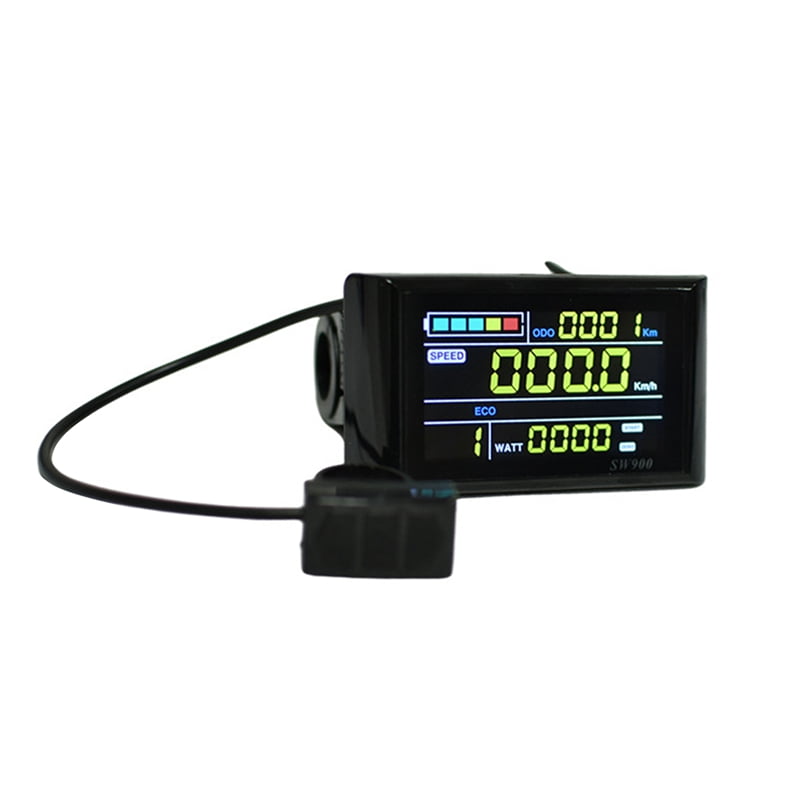 SW900 Colour Screen Ebike LCD Display 24V/36V/48V/60V/72V E-Bike LCD ...