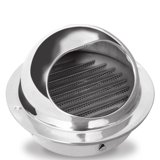 GOOHOCHY Thicken Stainless Steel Hood Exhaust Rain Outer Wall Exhaust ...