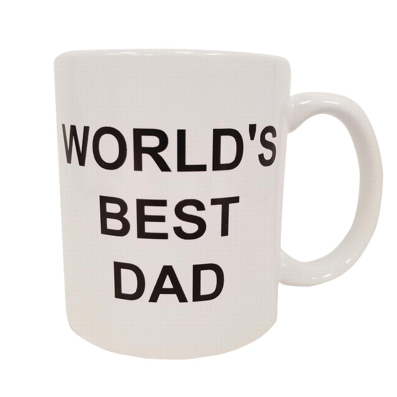 World's Best Dad Coffee Mug Michael Scott The Office TV Cup Father's ...