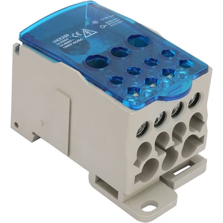 Lepai UKK-250A Din Rail Distribution Box Block, Electrical Junction Box ...