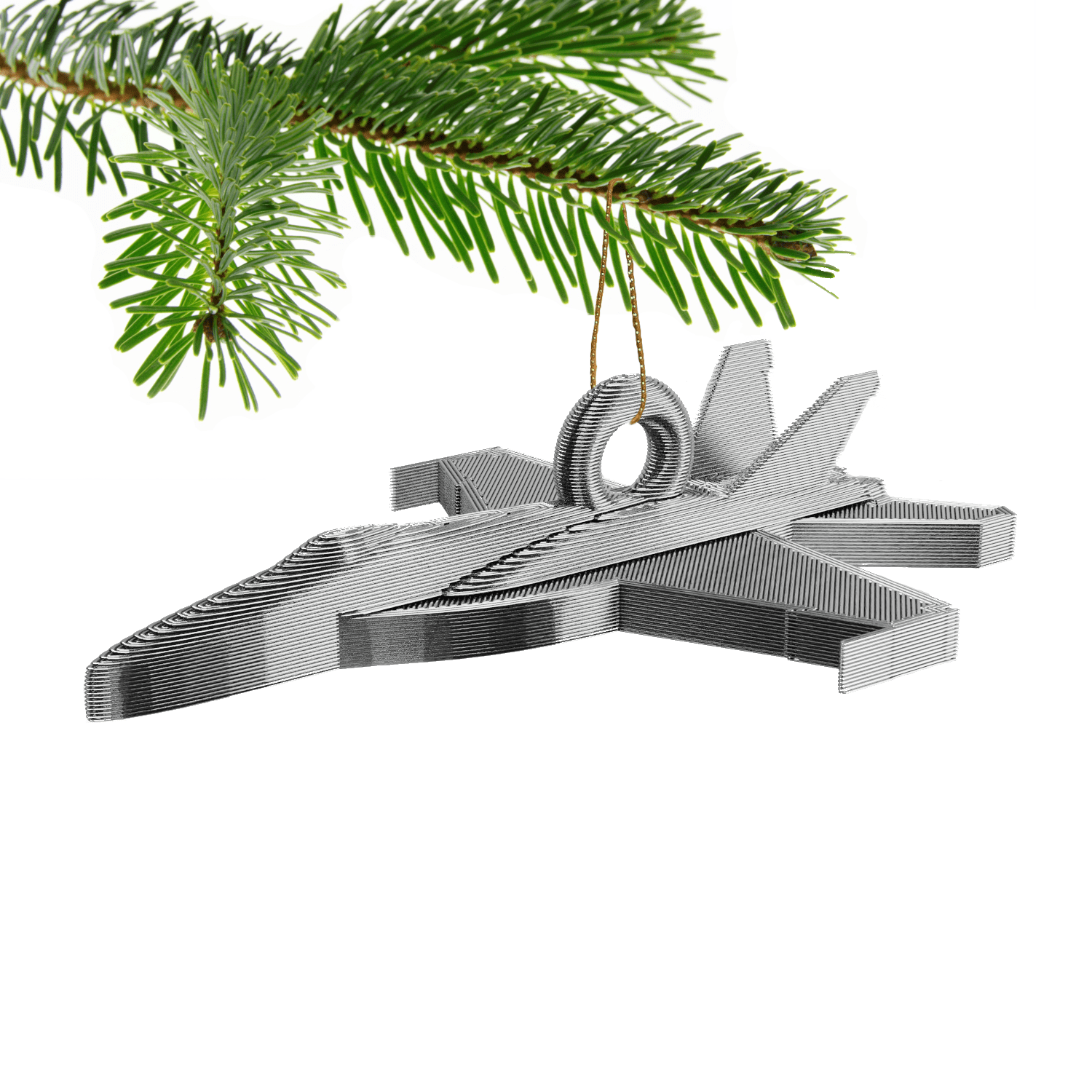 Super Hornet Fighter Jet Christmas Tree Bauble Decoration Ornament For ...