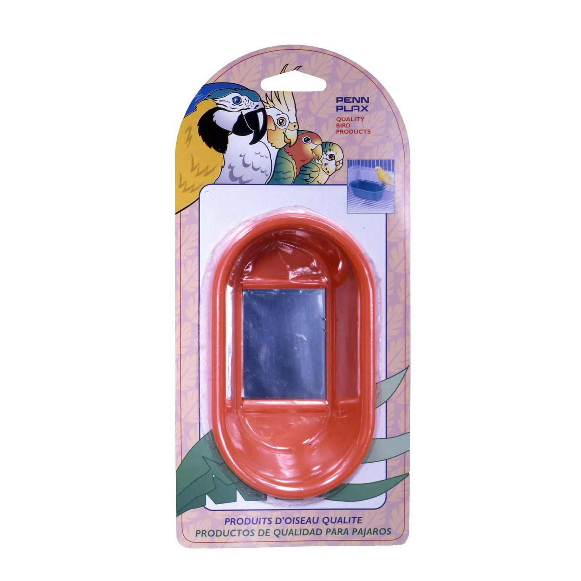 Click here for Penn-Plax Bird Bath With Mirror - For Small Breeds... prices