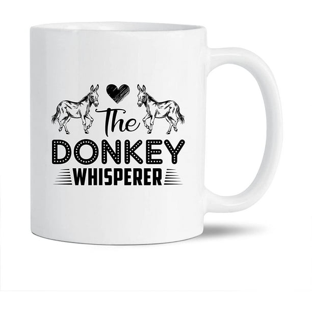 Awesome The Donkey Whisperer Pottery Coffee Mug, Donkey Tea Mug, Donkey ...