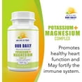 Our Daily Vites Potassium Magnesium Supplement 500mg - Powerful ...
