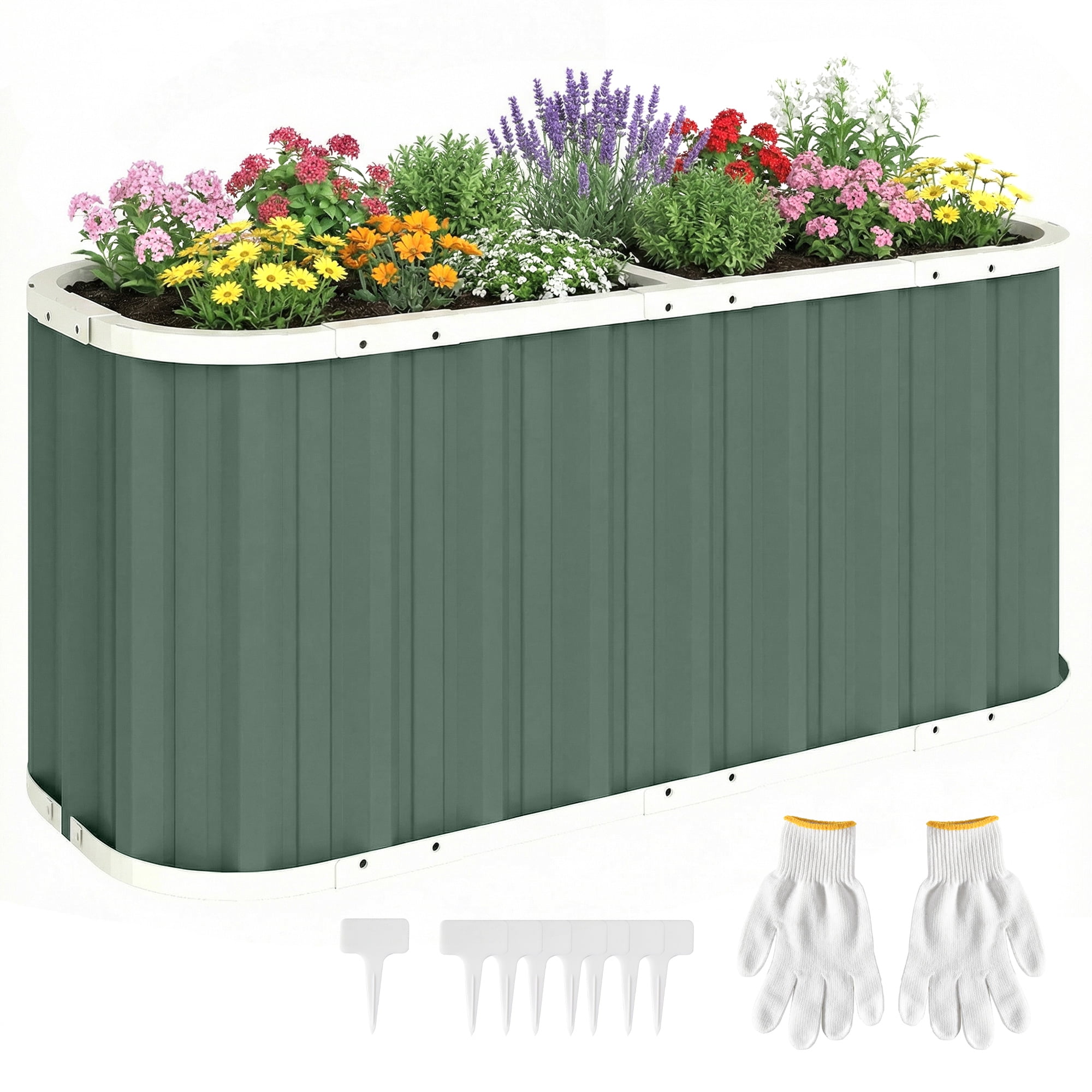 Click here for Outsunny Deep Rot Planter Box  Outdoor Garden Bed... prices