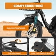 ESKUTE Adult Electric Tricycle, Folding Step-Thru E-Trike with ...