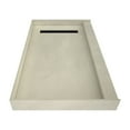 Tile Redi Rt3660r-Pvc Redi Trench 60" X 36" Rectangular Shower Base ...