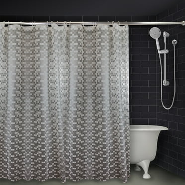 Kenney White Solid Print PEVA, Mesh Shower Liners, 70" x 72" - Walmart.com