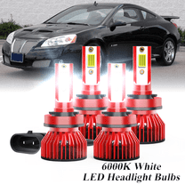 Fit for Chevrolet Malibu 2019-2025– 9005 H11 LED Headlight Combo 4 Pack ...