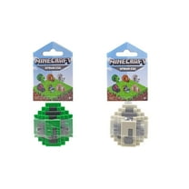 Bundle of 2 - Minecraft Spawn Egg Mini Figure |Brown Rabbit + Blue ...
