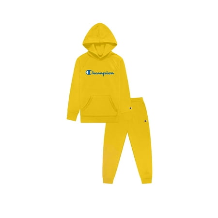 Champion Boys Two Piece Classic Core Colors Hooded Sweatshirt And ...