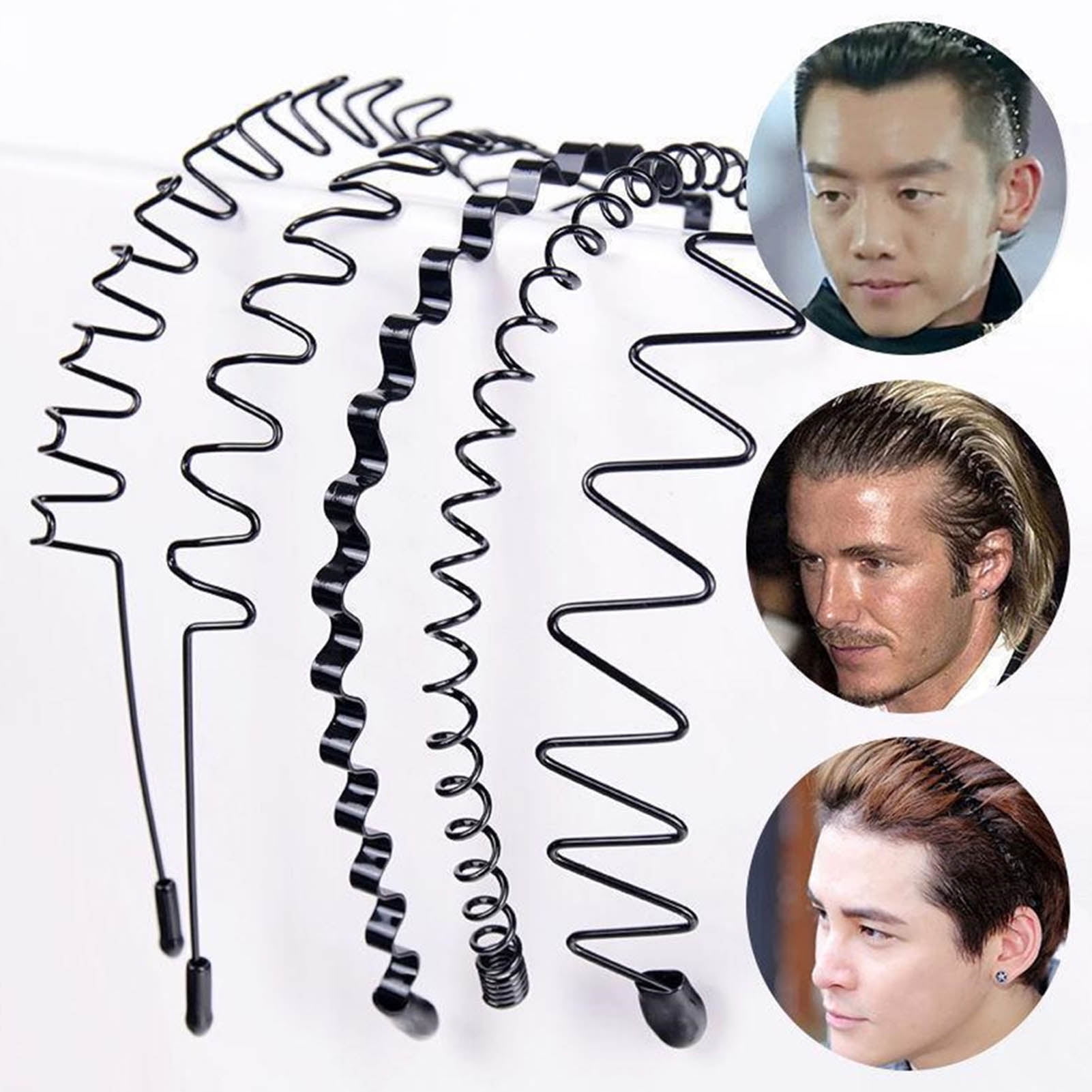 Click here for Estink Hair Hoop Set  Black 6 Styles Male Hair Ban... prices