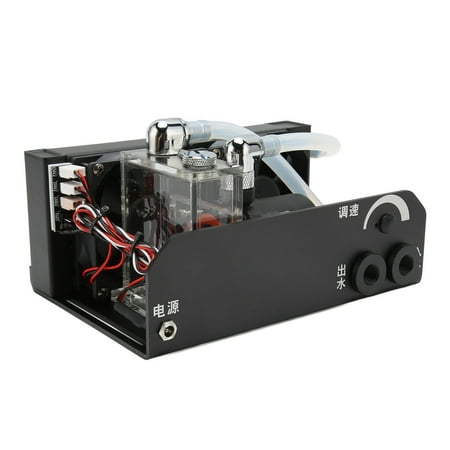 CPU Cooling Pump 600L/H Dual Fan G1/4 Thread D Port 4Pin Mute Water ...