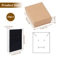 1 Set 48pcs Kraft Cotton Filled Cardboard Paper Jewelry Set Boxes with ...