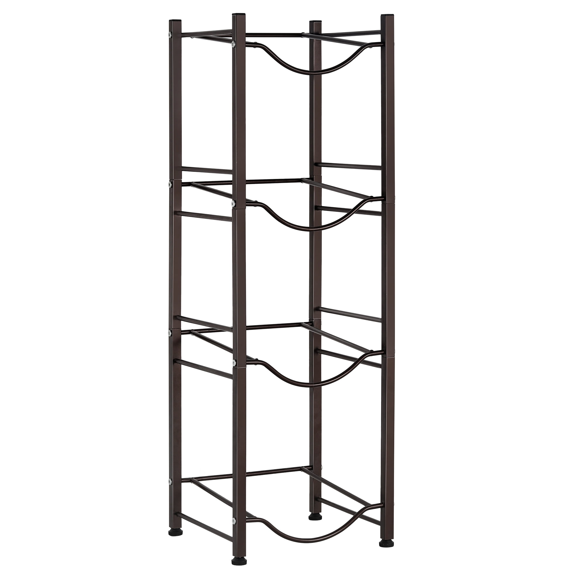 Bucket Rack, 4-Tier 5-Gallon Bottle Rack Bottle Storage Rack, Bronze ...