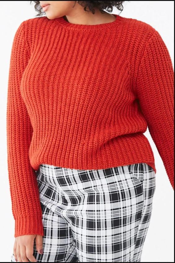 Plus Size Chunky Knit Sweater - 3x - Walmart.com