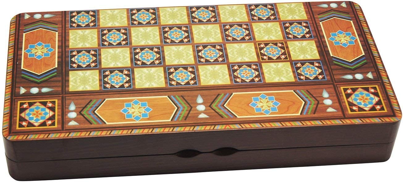 Turkish Style Persian Arabic Backgammon Chaquete (تخته نرد) Chess ...