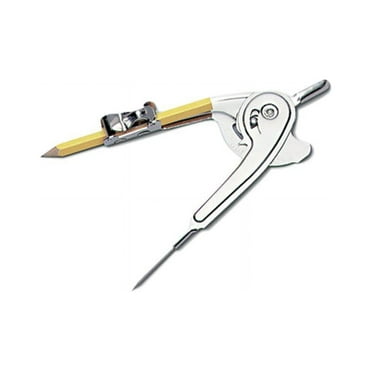 Charles Leonard Open Center Protractor, Plastic, 6" Ruler Edge, Clear ...