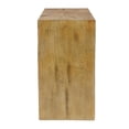 Square-Column End Table, Wood-Look Table for Indoor Outdoor Use ...