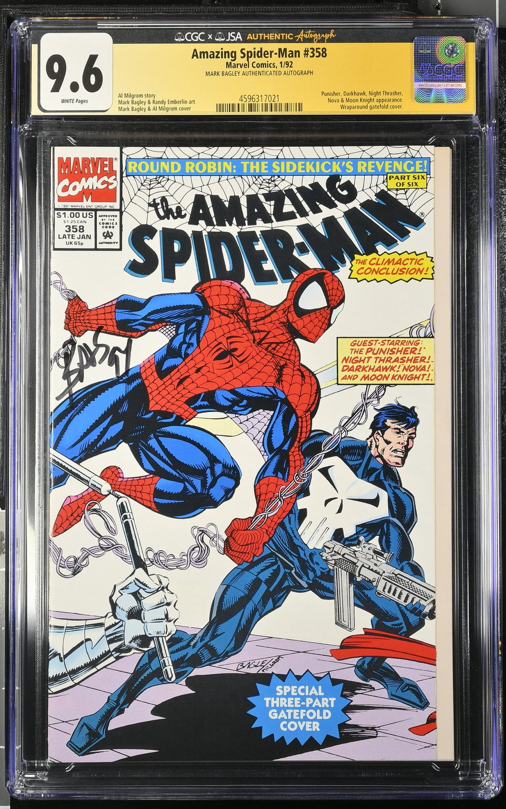 Amazing Spider-Man #358 - CGC 9.6 Comic Book - Walmart.com