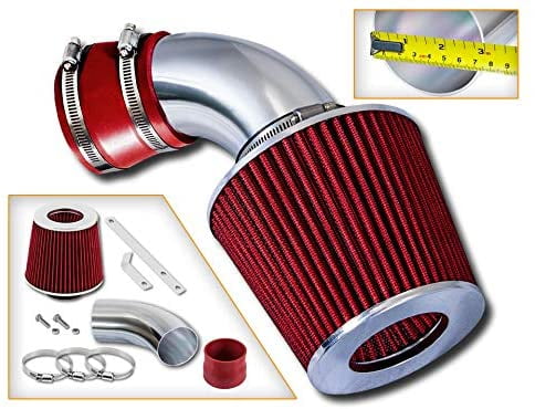 Rtunes Racing Short Ram Air Intake Kit + Filter Combo RED For 96-99 BMW ...