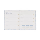 Think Ink Monthly Weekly Large Blue Checkerboard 12 Month Jul 2025 ...
